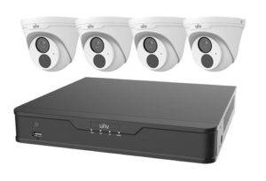 UNV 8 Channel NVR and 4 Cameras KIT with 2TB hard drive - 301-08S2 ...