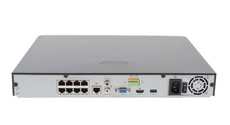 UNV 8 Channel Network Video Recorder - NVR302-08E-P8 | Action Security ...